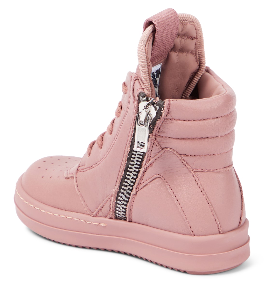 Baby Geo leather sneakers in pink - Rick Owens Kids | Mytheresa