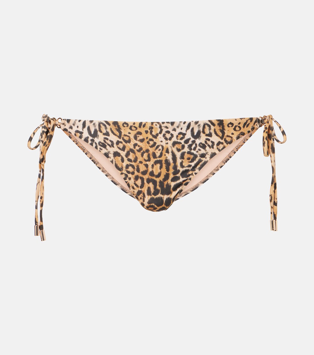 Costa leopard-print bikini bottom in brown - Melissa Odabash | Mytheresa