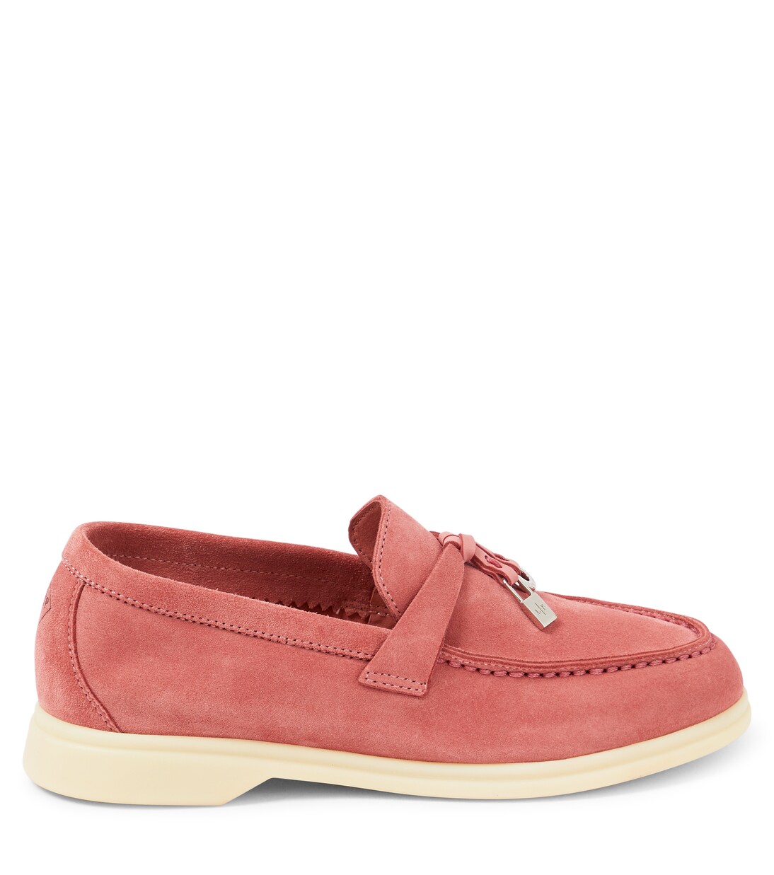 Summer Charms Walk suede loafers in pink - Loro Piana Kids | Mytheresa