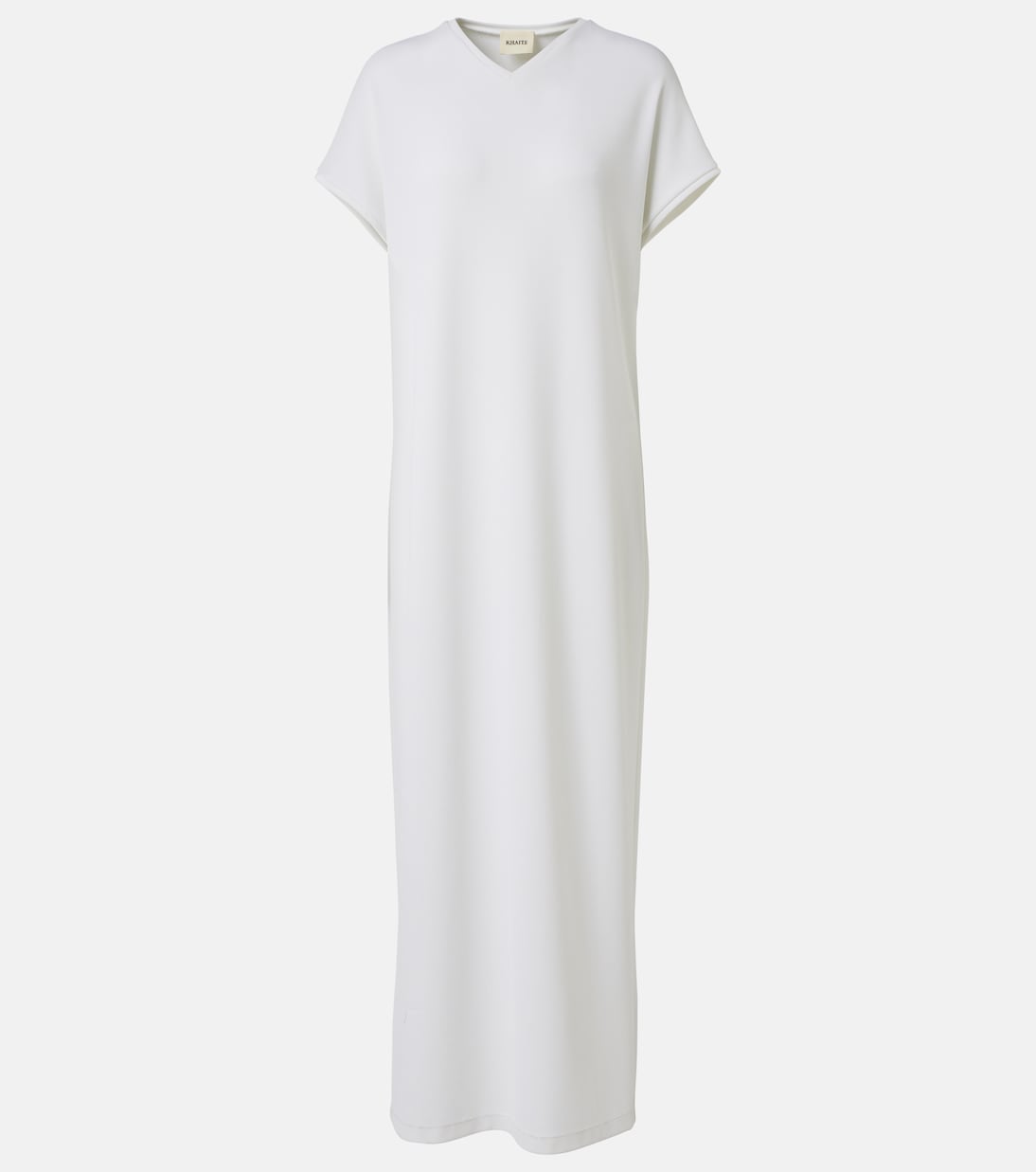 Verda jersey maxi dress in white - Khaite | Mytheresa