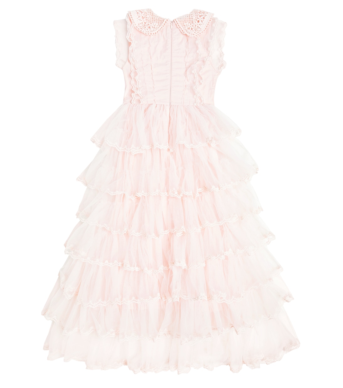 Ruffled tulle dress in pink - Petite Amalie | Mytheresa