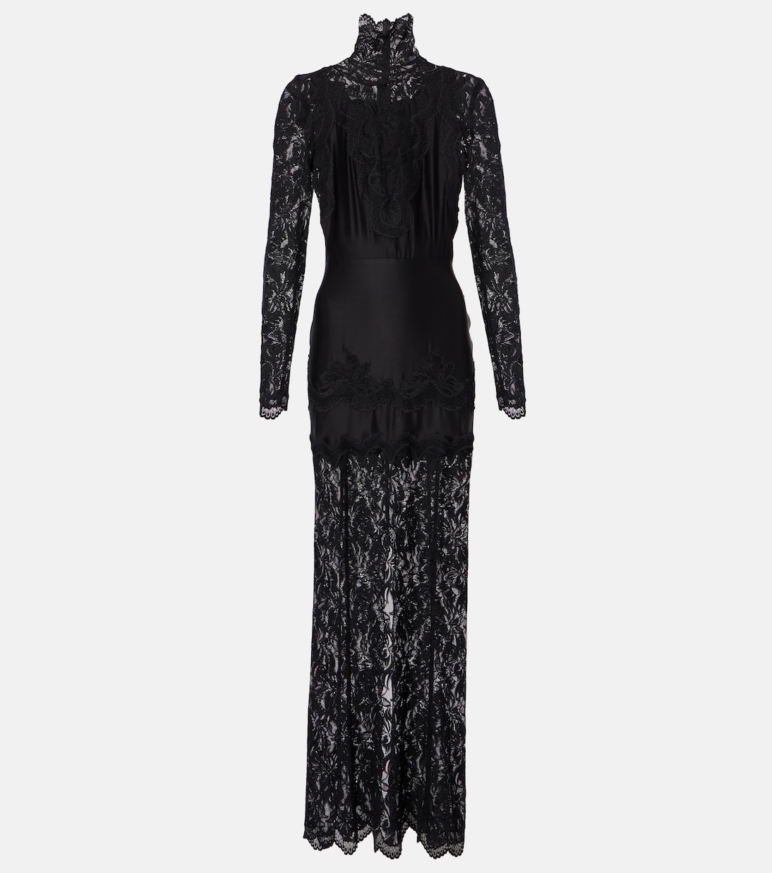 Robe longue en noir – Rabanne | Mytheresa
