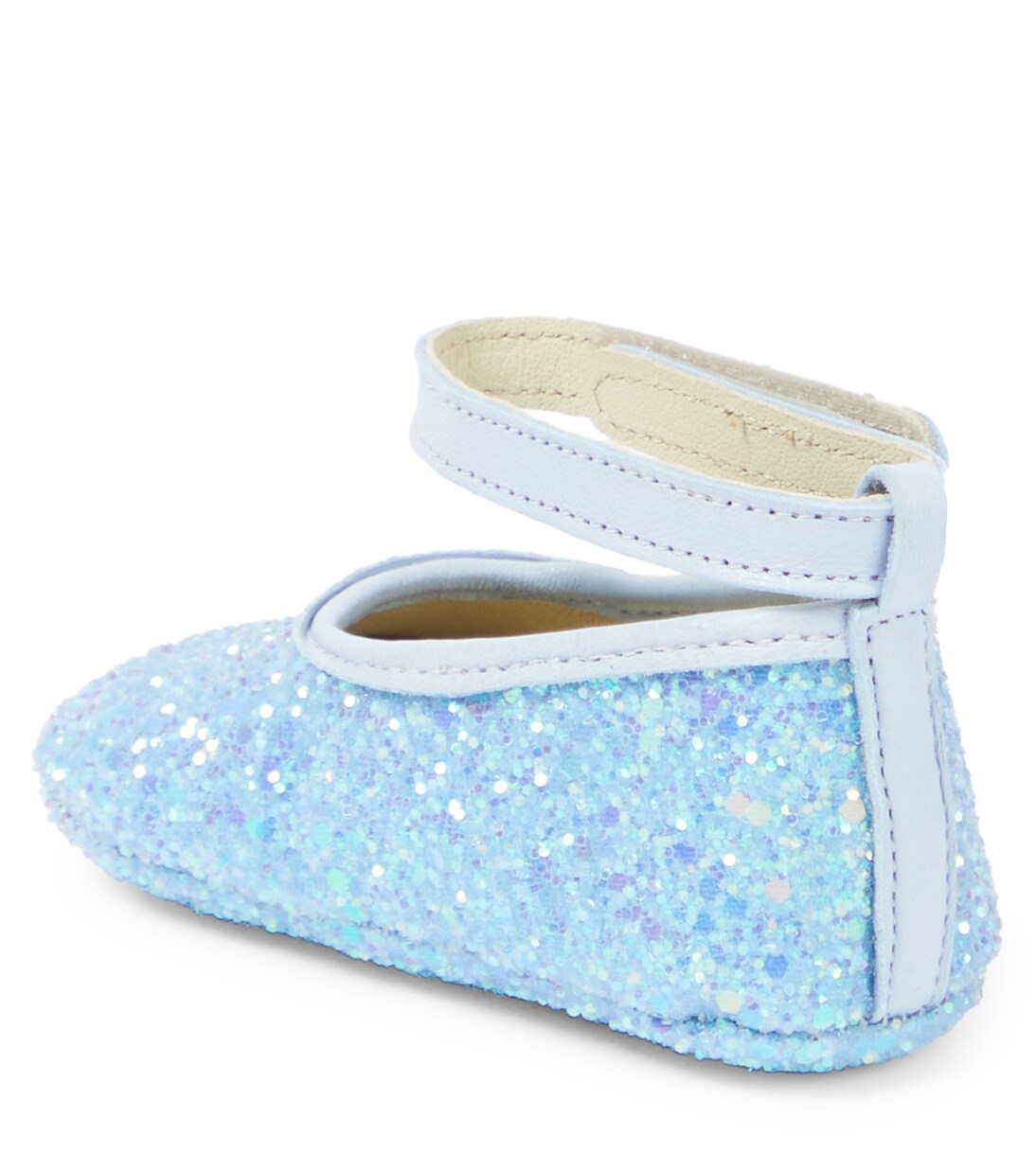 Baby Vapor glitter ballet flats in blue - Pe Pe | Mytheresa