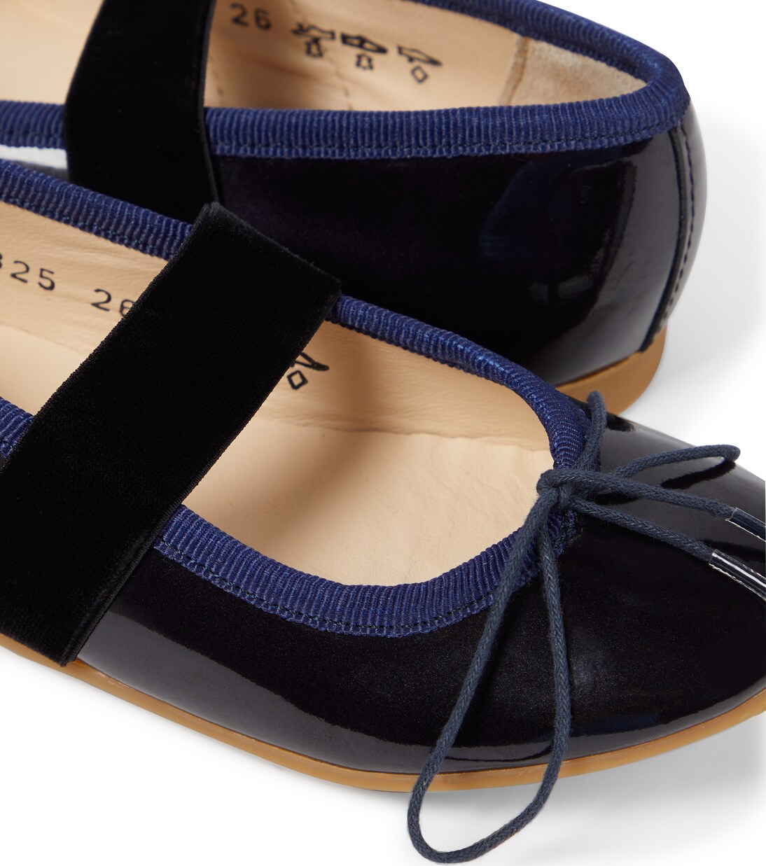 Bow-detail leather ballet flats in black - Pom D Api | Mytheresa