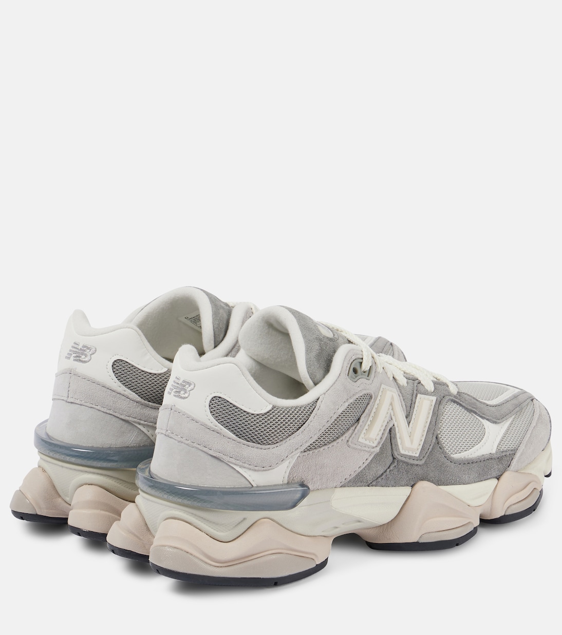 9060 suede-trimmed sneakers in grey - New Balance | Mytheresa