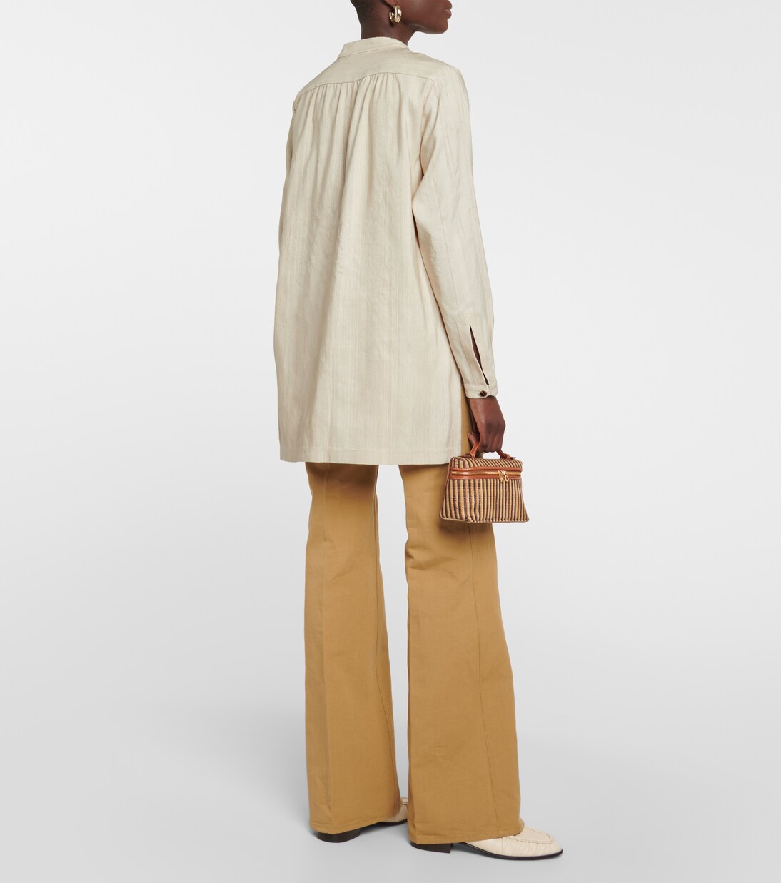 Olga silk shirt in white - Loro Piana | Mytheresa