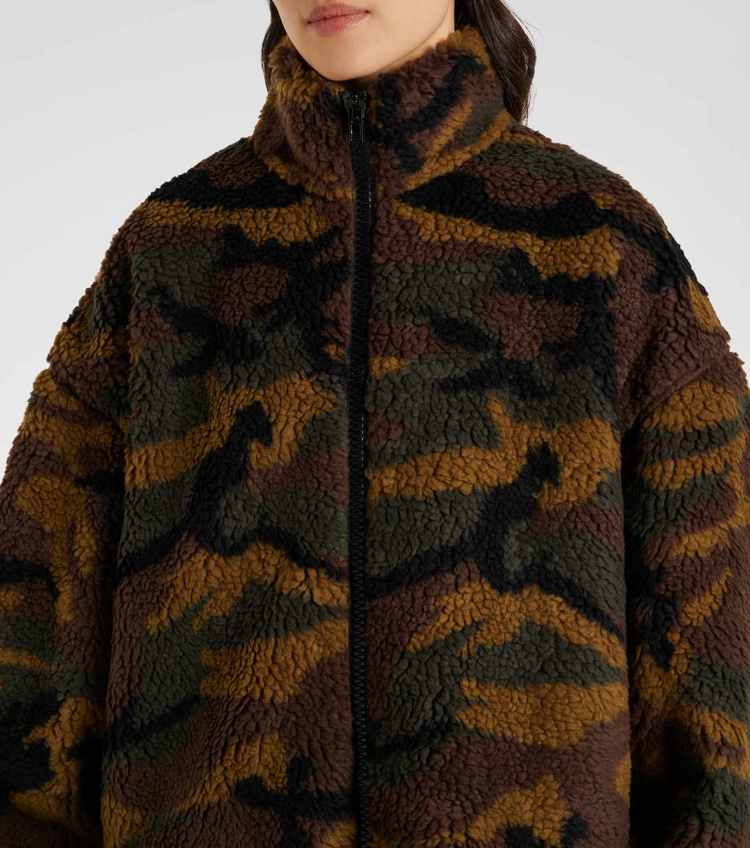 Camo fleece jacket in green - Vetements | Mytheresa