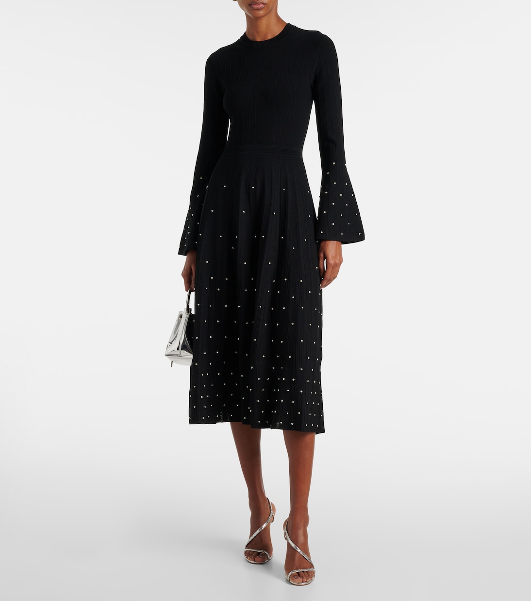 Pruitt embellished midi dress in black - Simkhai | Mytheresa