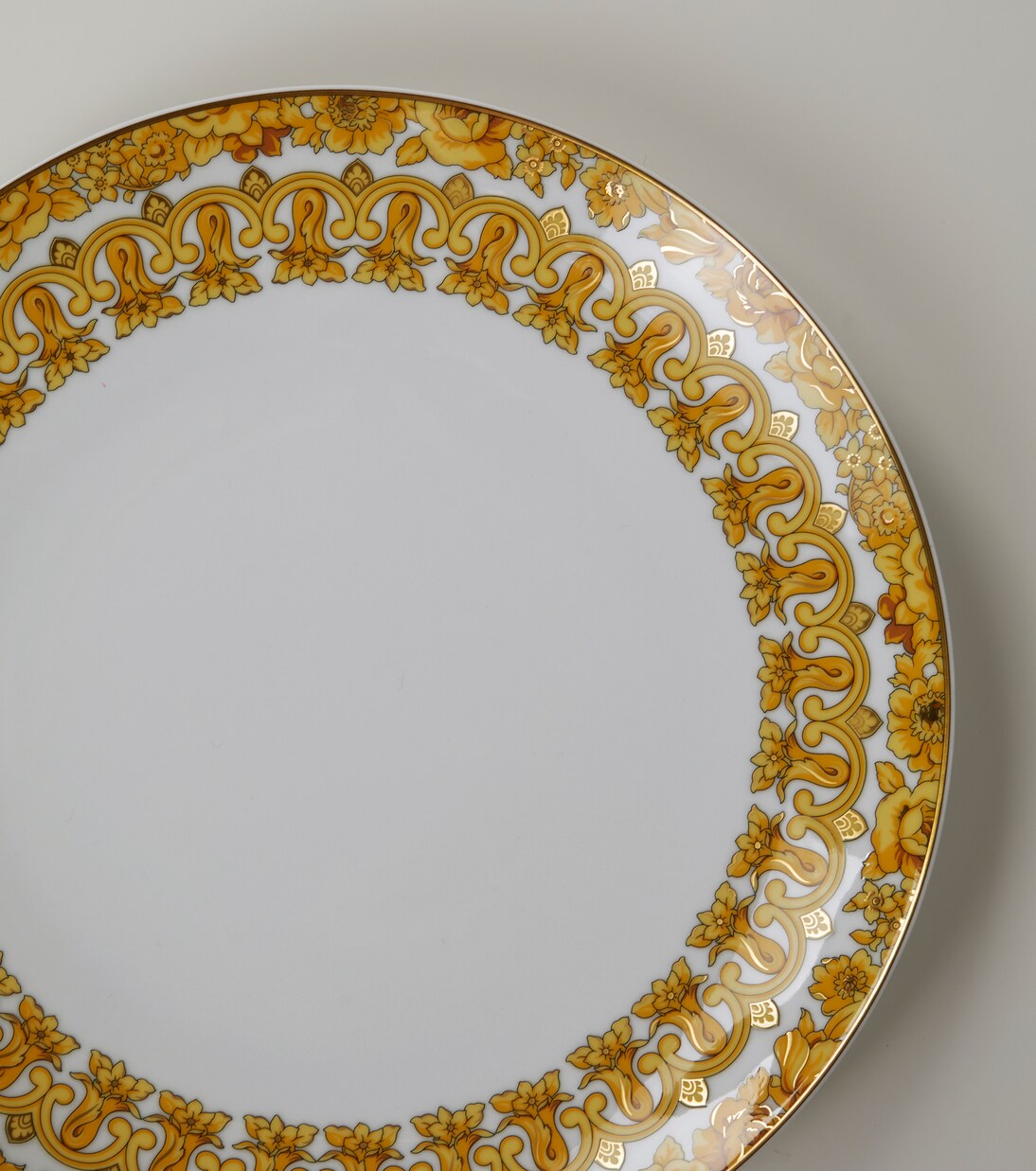 Medusa Rhapsody Large dinner plate in white - Versace Home | Mytheresa