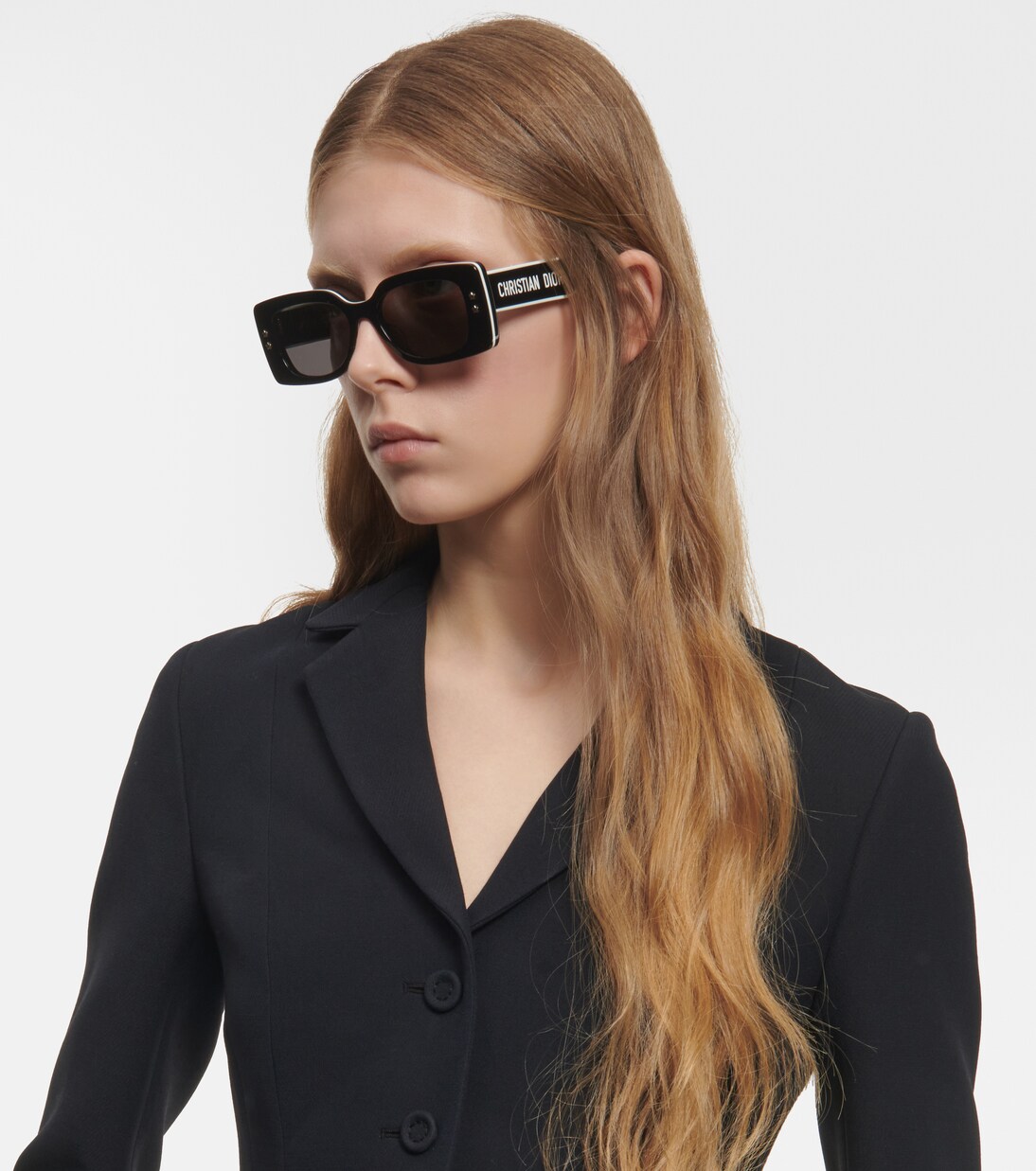 블랙 DiorPacific S1U 스퀘어 선글라스 - Dior Eyewear | Mytheresa