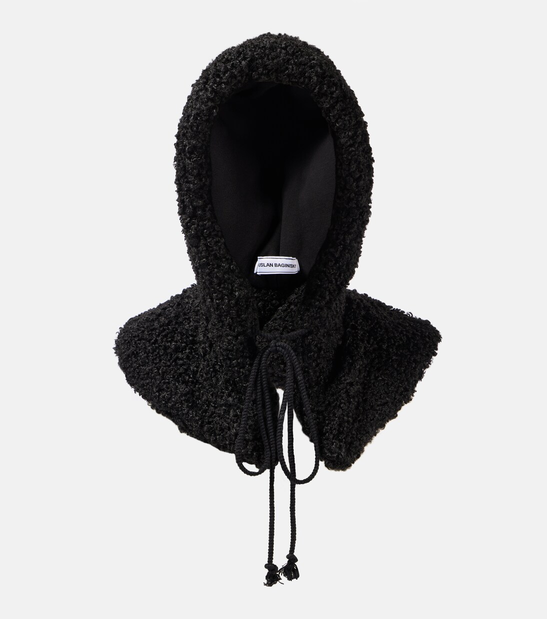 Faux shearling hood in black - Ruslan Baginskiy | Mytheresa