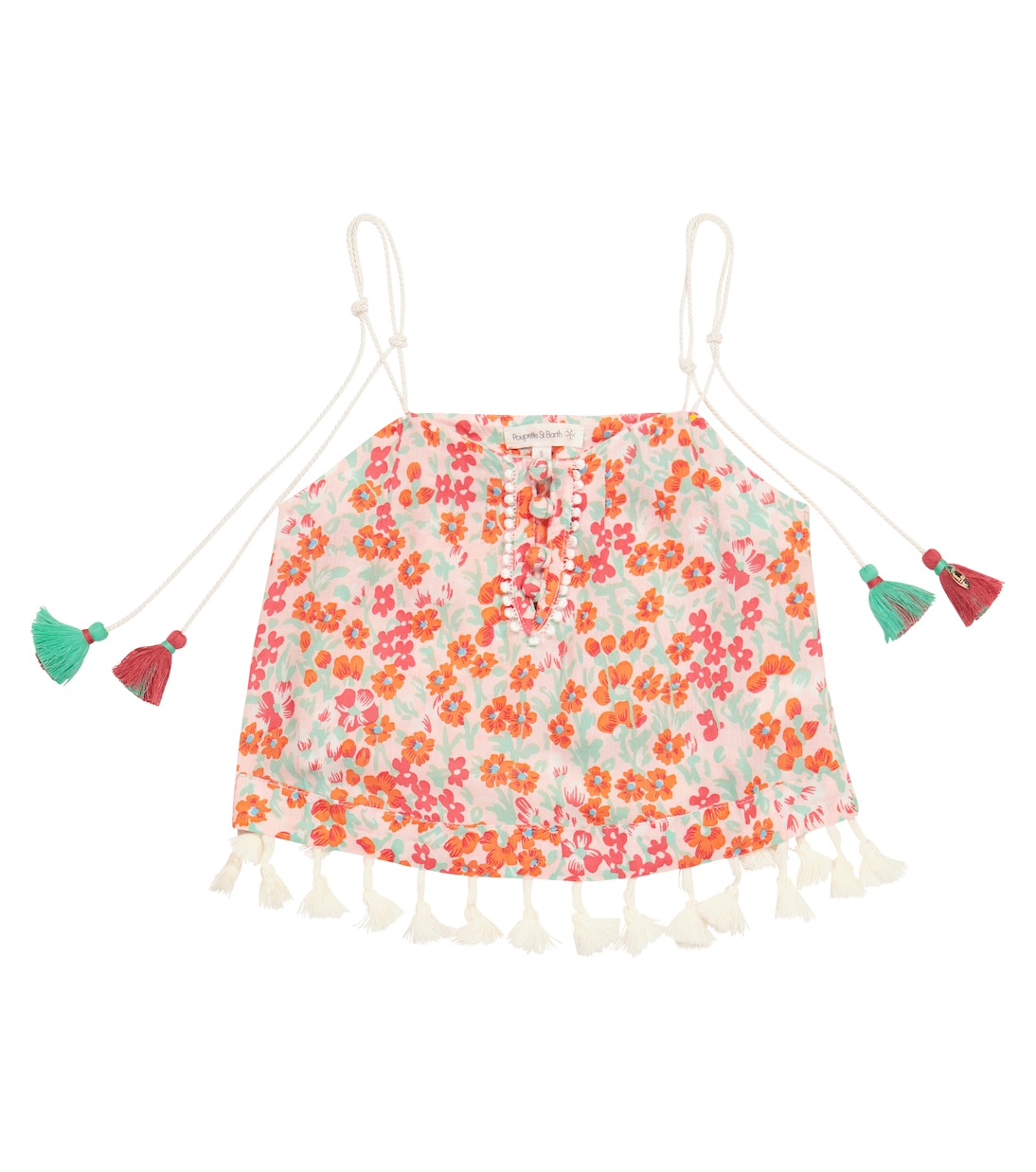 Bedrucktes Top Mara in Pink - Poupette St Barth Kids | Mytheresa