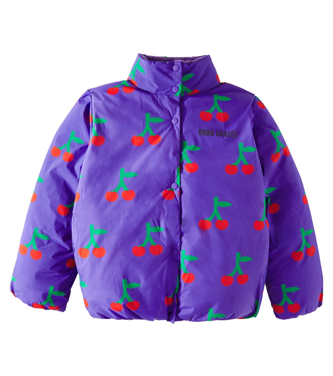 Bobo Cherry puffer jacket in purple - Bobo Choses | Mytheresa