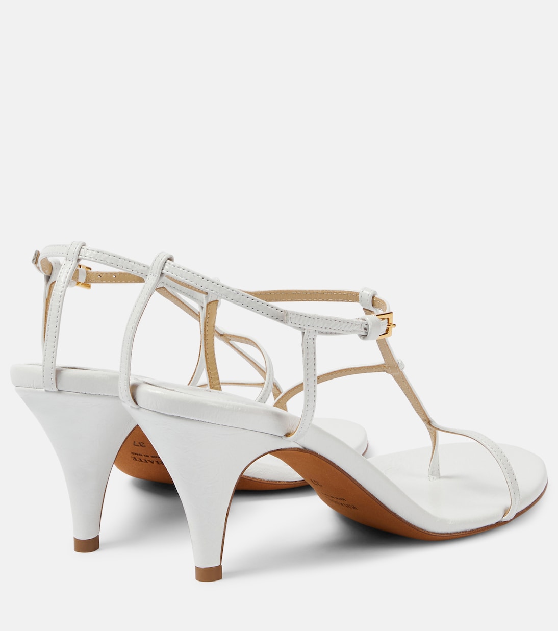Jones leather sandals in white - Khaite | Mytheresa