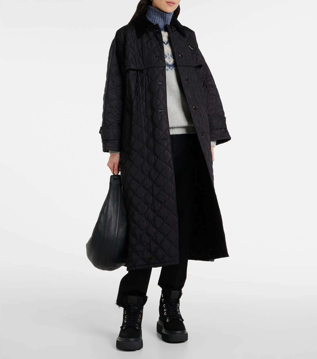 Matilda shearling-lined suede lace-up boots in black - Inuikii | Mytheresa