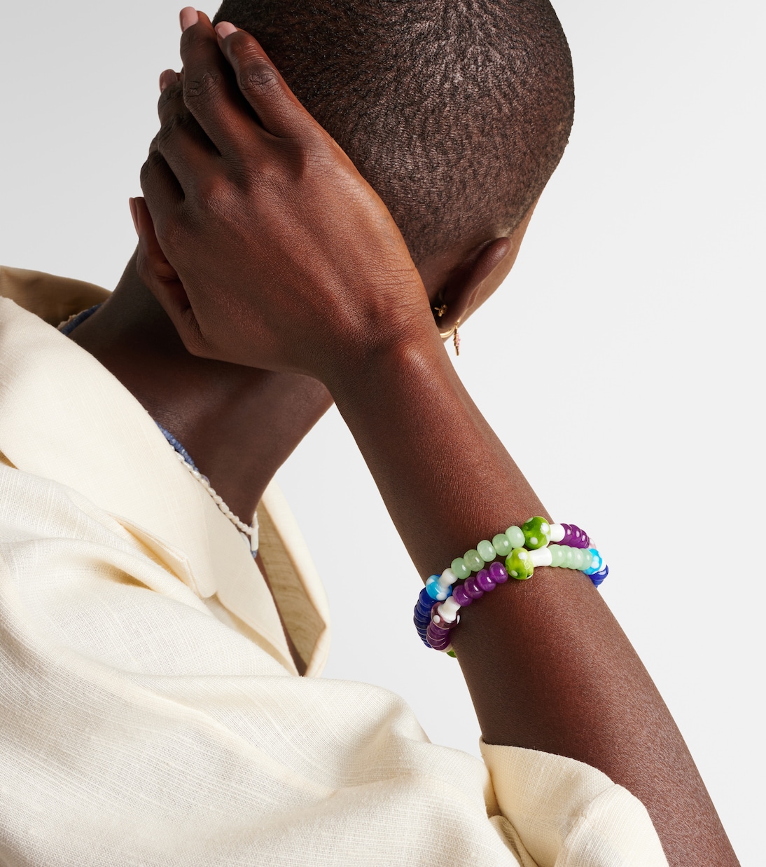 멀티컬러 쿼츠 브레이슬릿 2세트 - Roxanne First | Mytheresa