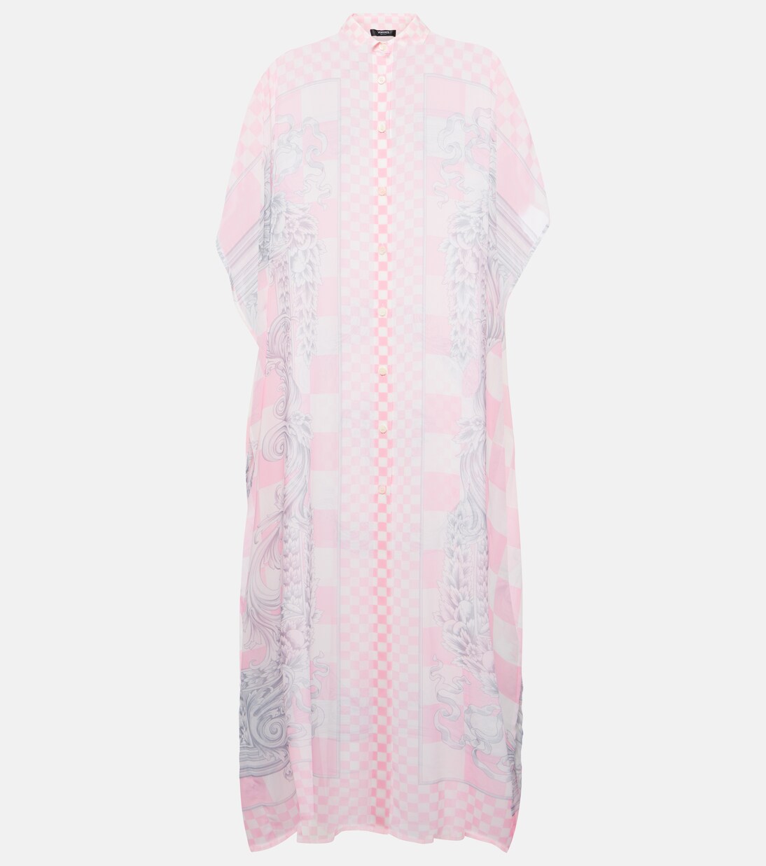 Medusa Contrasto beach dress in pink - Versace | Mytheresa