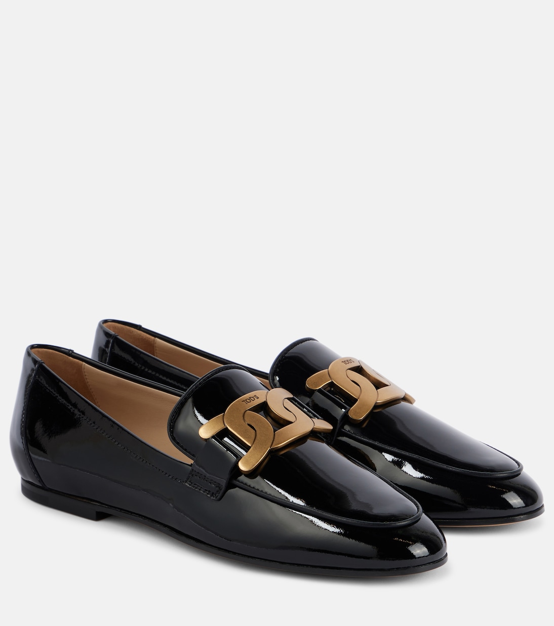 Kate patent leather loafers in black - Tods | Mytheresa