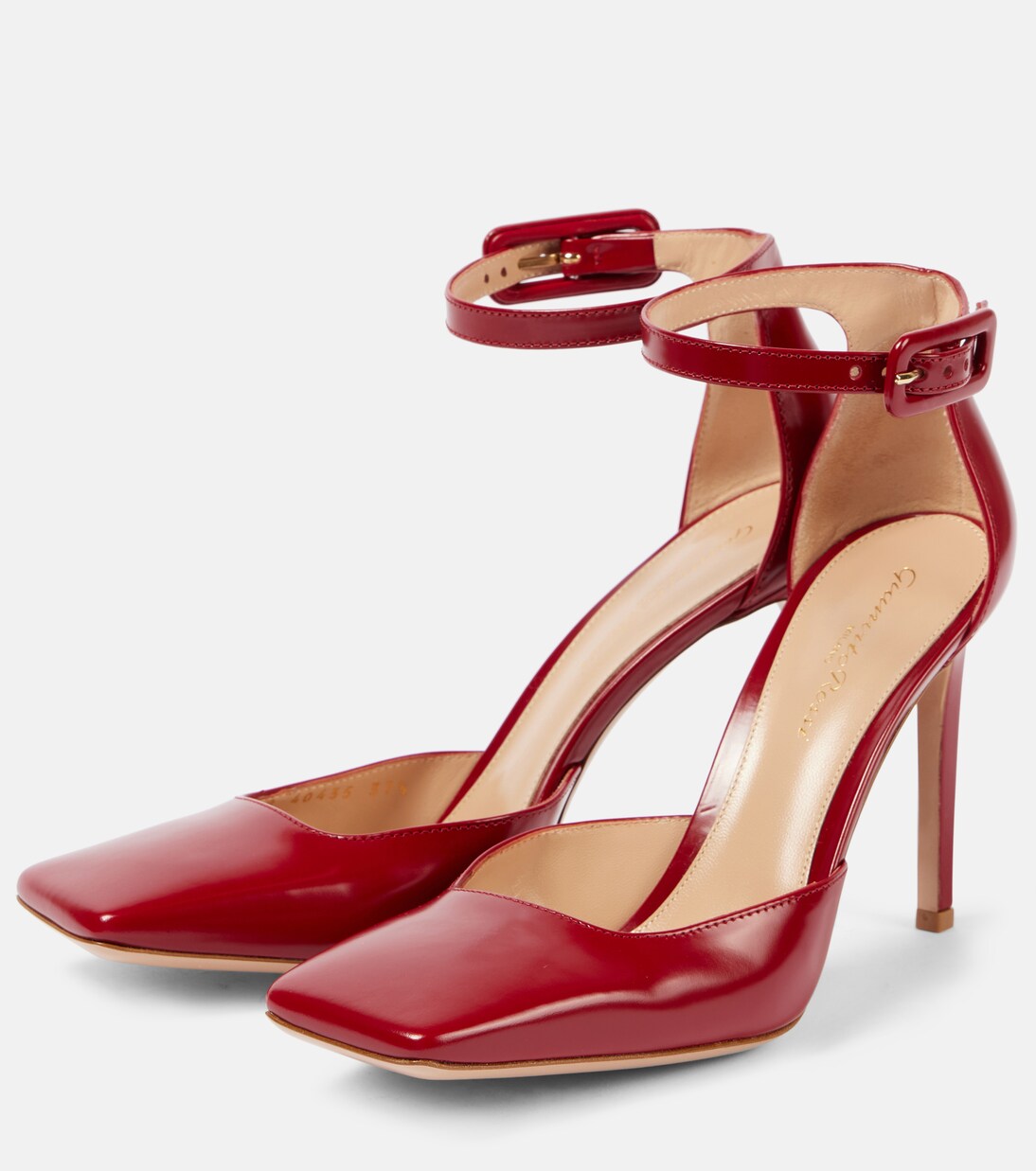 Casey leather d'Orsay pumps in red - Gianvito Rossi | Mytheresa