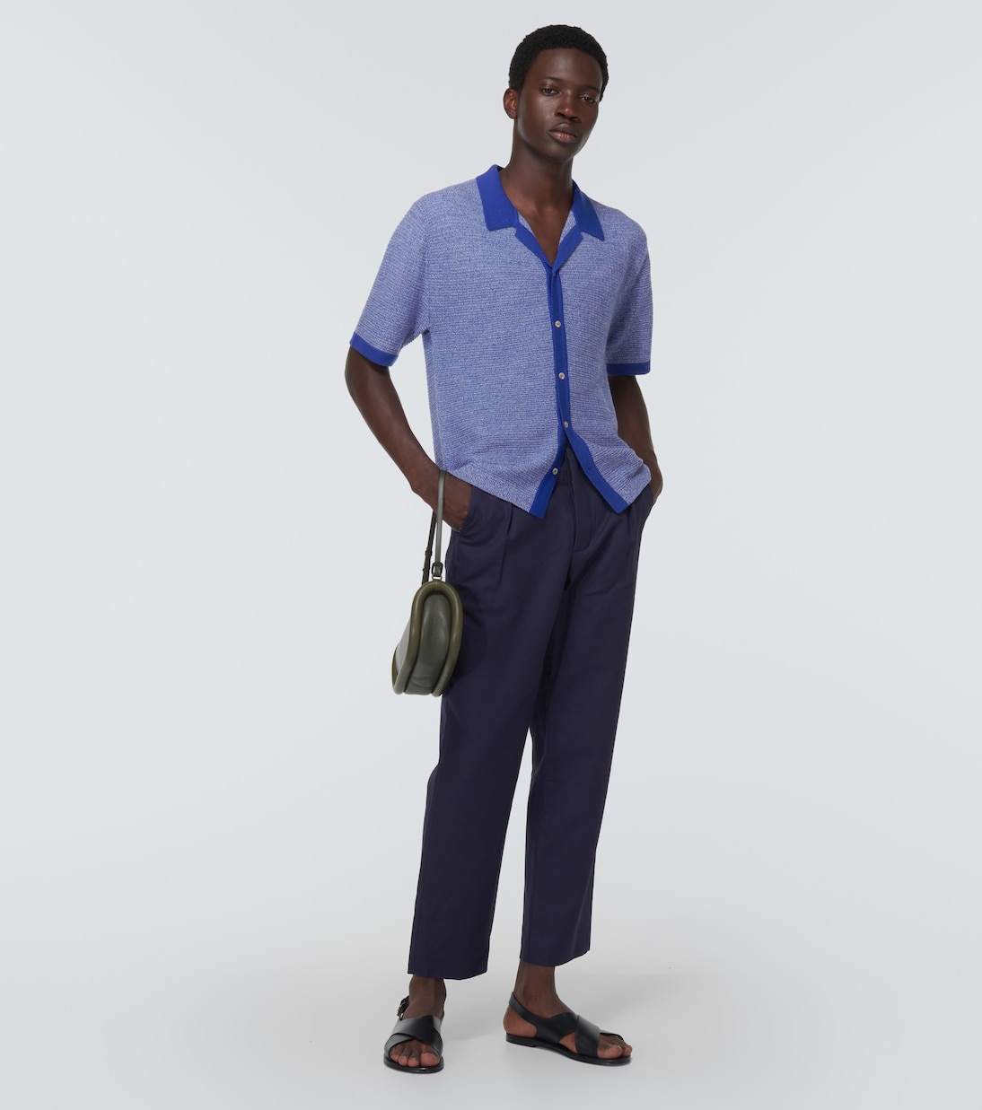 Wool shirt in blue - King Tuckfield | Mytheresa