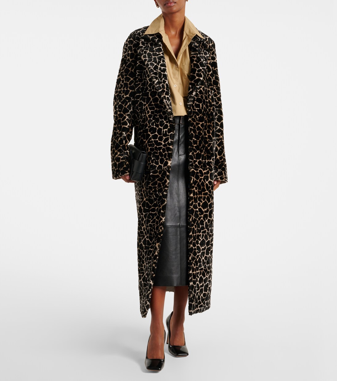 MLP leopard-print shearling coat in brown - Dodo Bar Or | Mytheresa