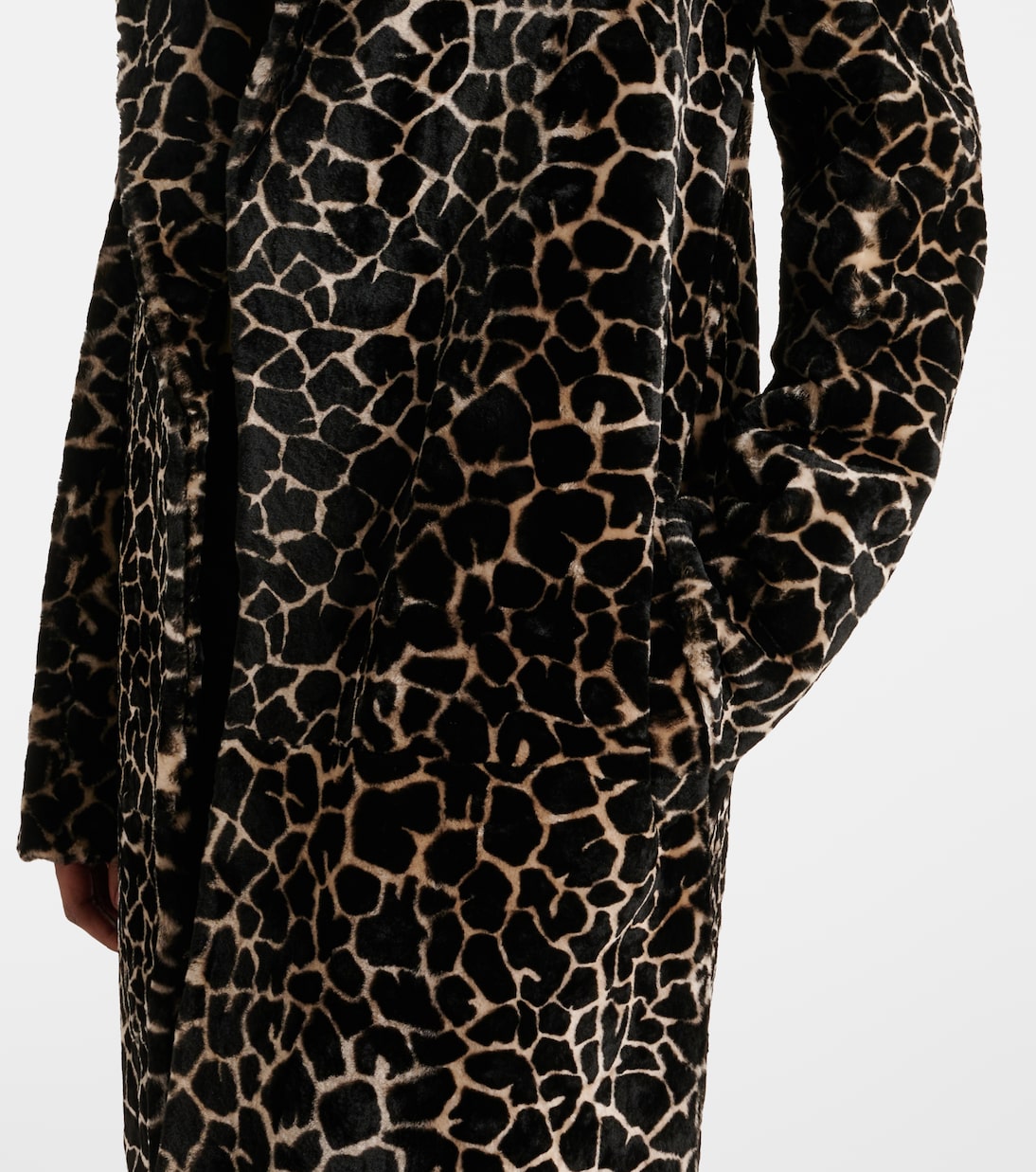 MLP leopard-print shearling coat in brown - Dodo Bar Or | Mytheresa