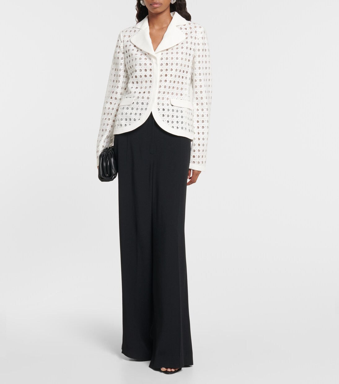 Macramé jacket in white - Giambattista Valli | Mytheresa