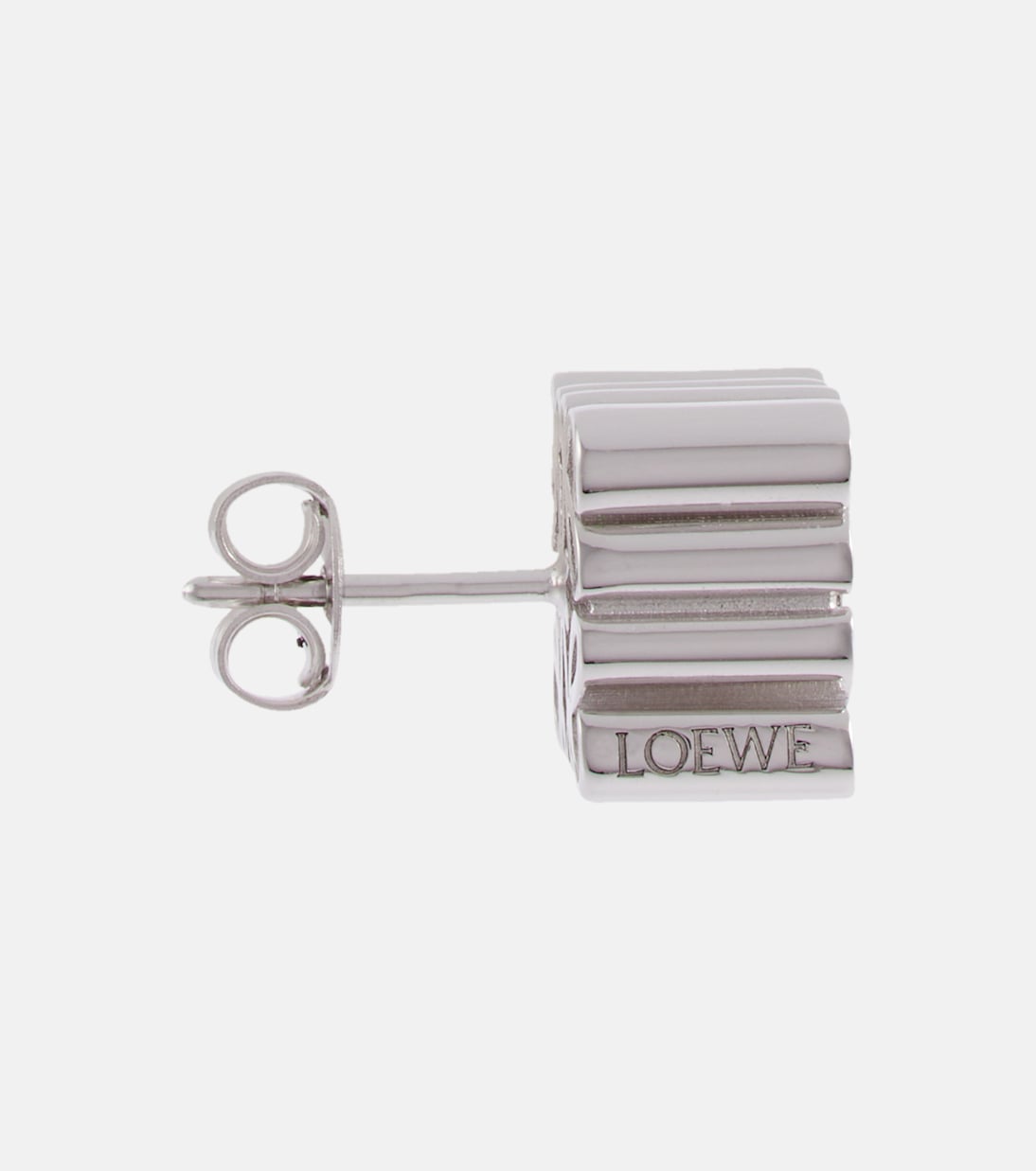 Anagram sterling silver stud earrings in silver - Loewe | Mytheresa