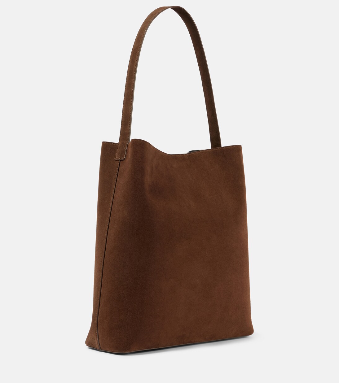 Sac Large suede tote bag in brown - Aesther Ekme | Mytheresa