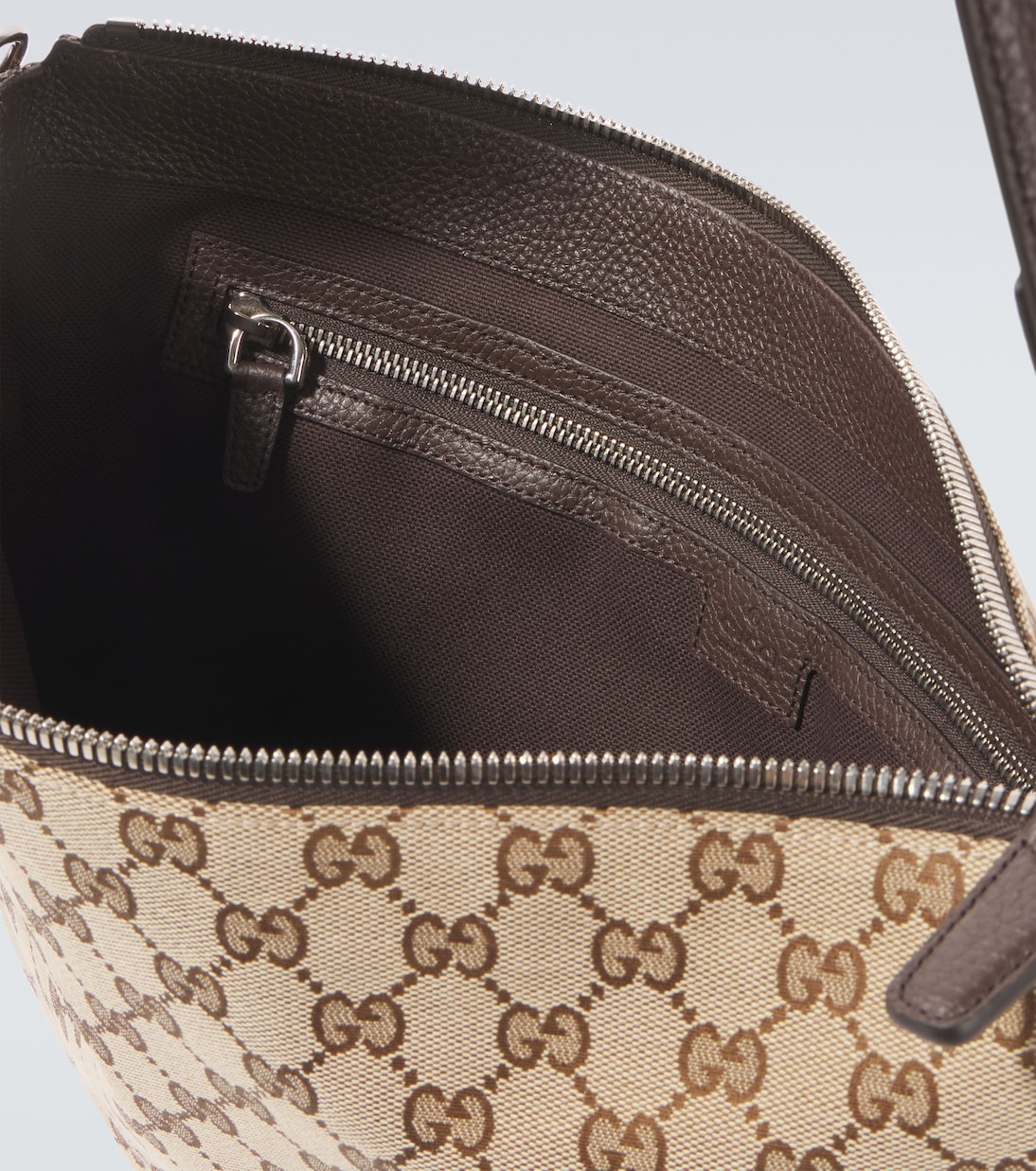 Gucci B GG Canvas Medium shoulder bag in beige - Gucci | Mytheresa