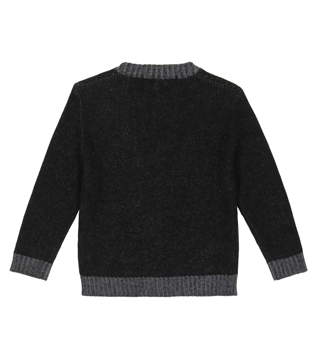 Logo intarsia cardigan in black - Balmain Kids | Mytheresa
