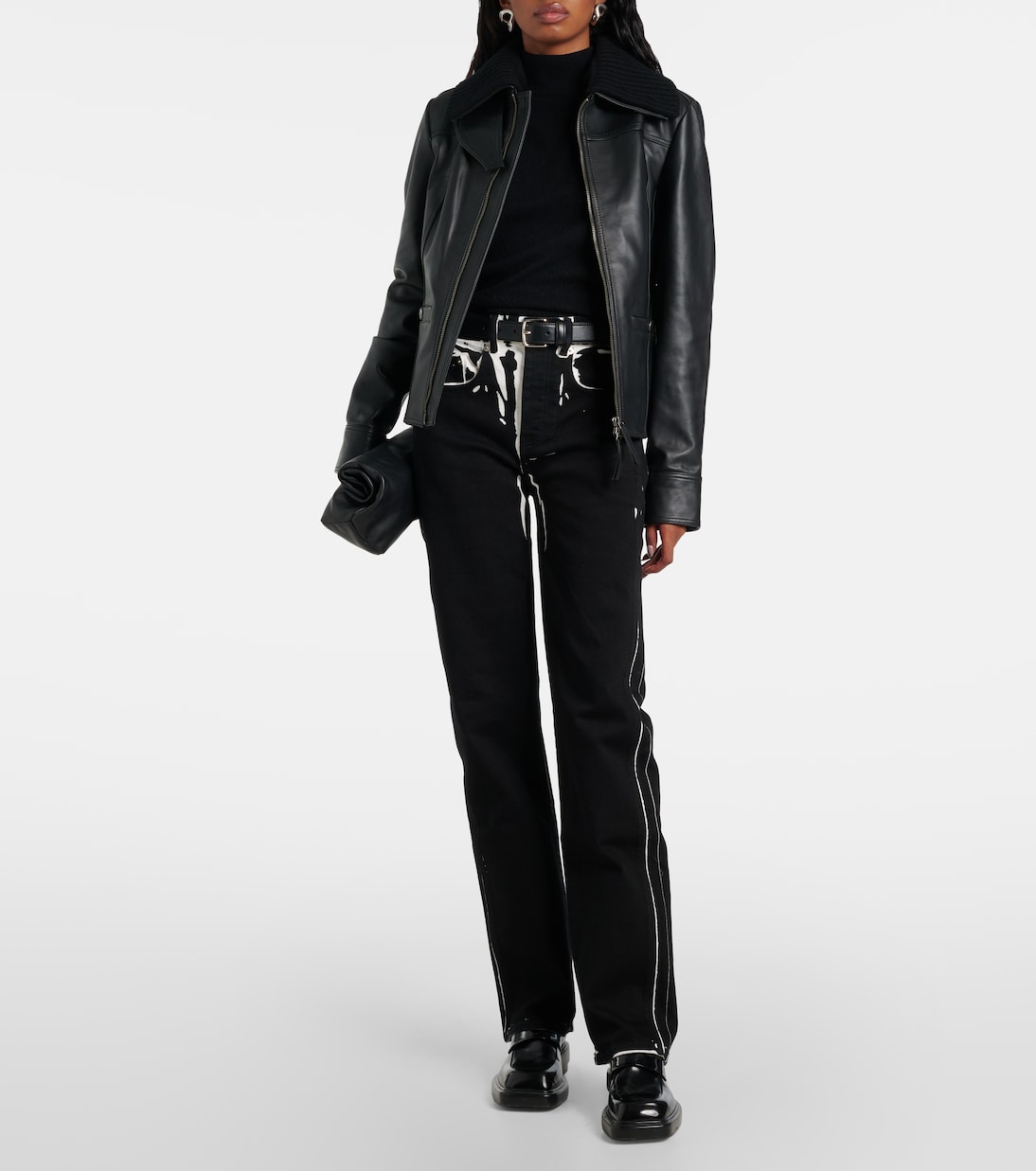 Tesema leather blazer in black - Proenza Schouler | Mytheresa