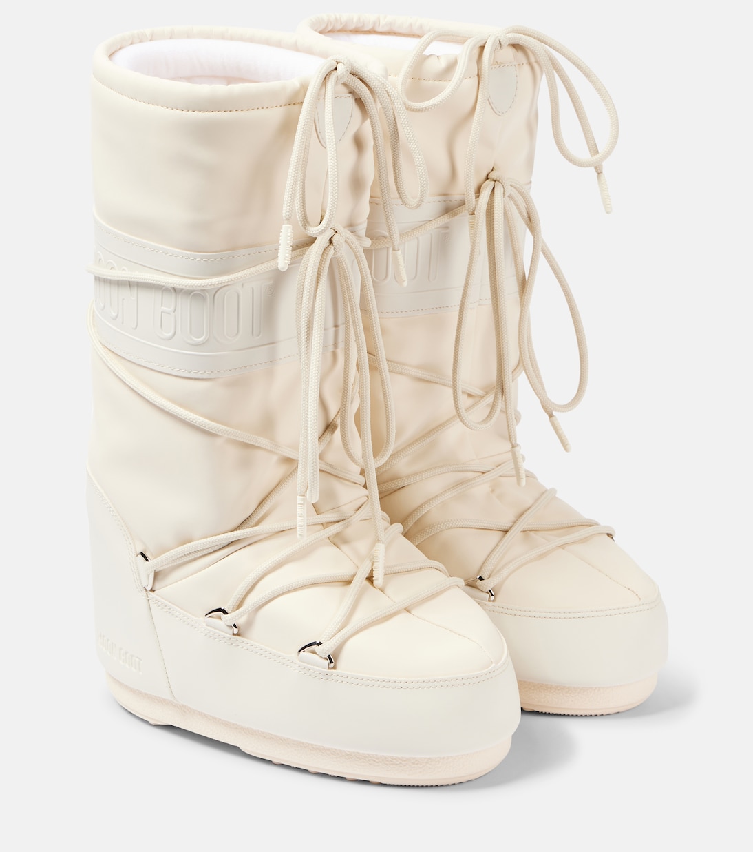 Icon Rubber snow boots in white - Moon Boot | Mytheresa