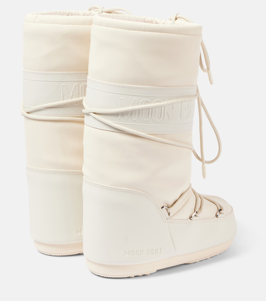Icon Rubber snow boots in white - Moon Boot | Mytheresa