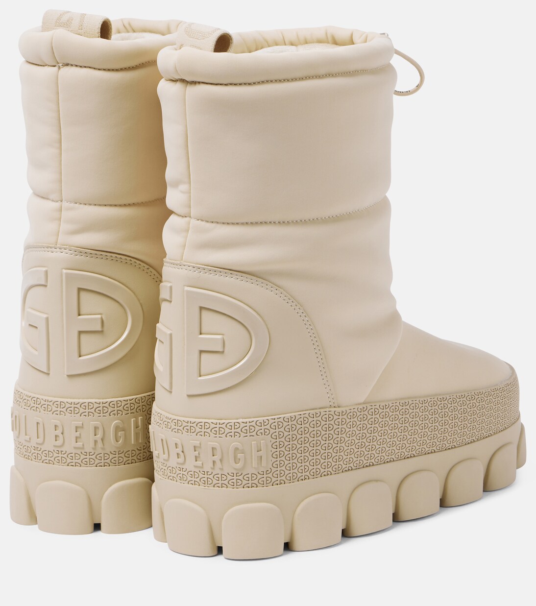 Snowy snow boots in beige - Goldbergh | Mytheresa