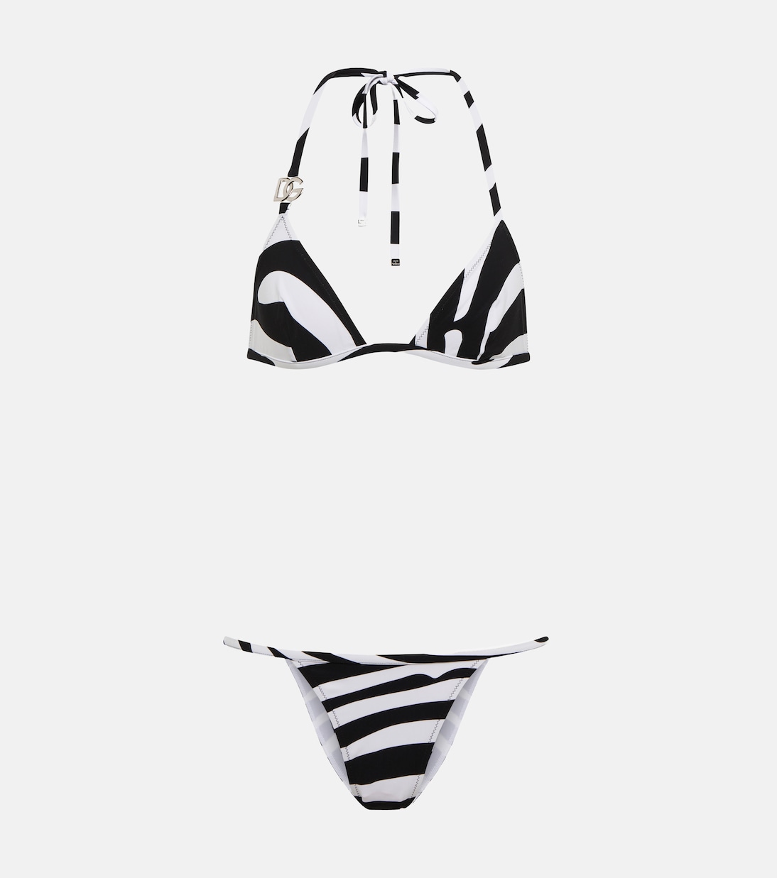 Zebra-print bikini in white - Dolce Gabbana | Mytheresa