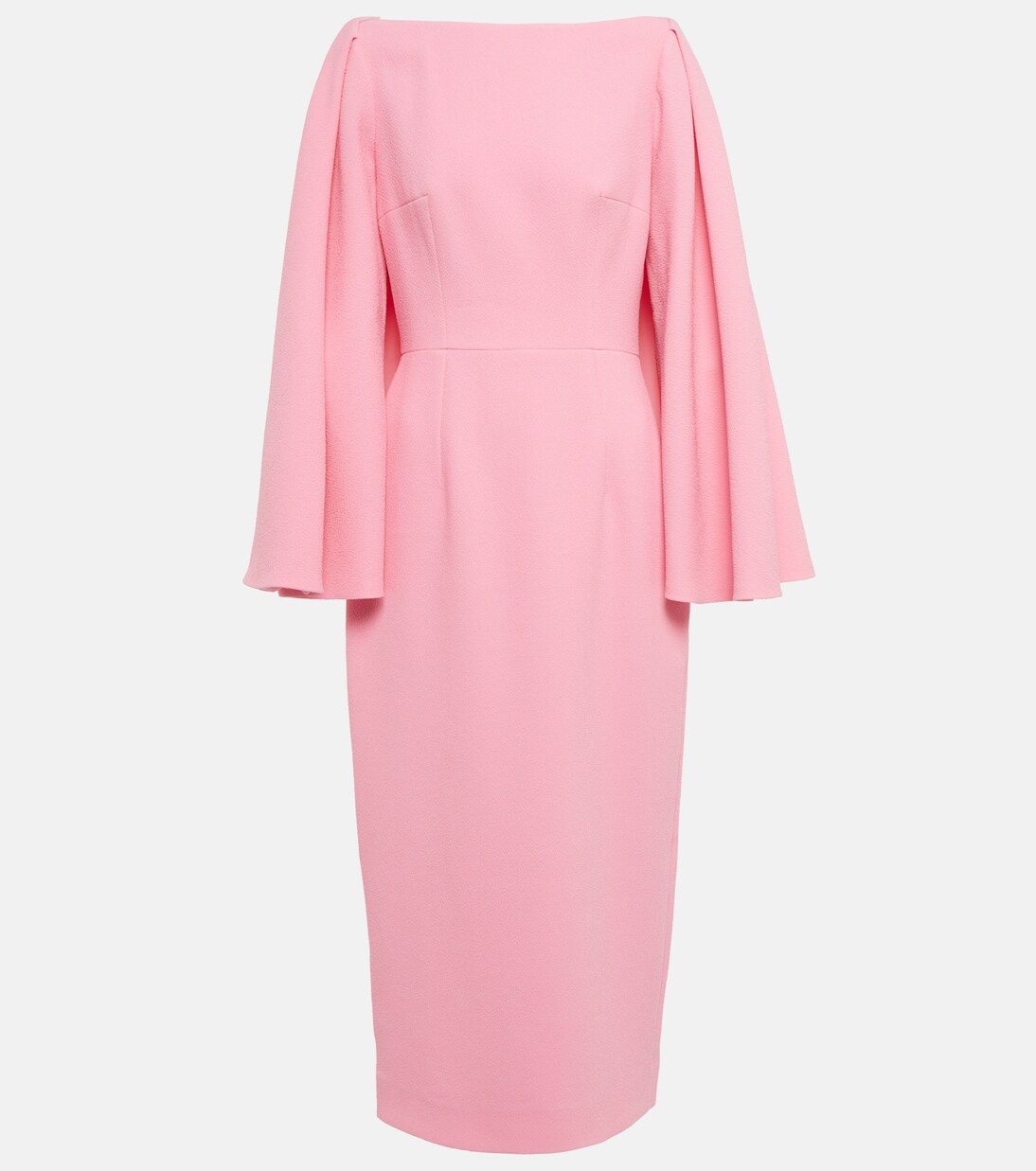 Switzy crêpe midi dress in pink - Emilia Wickstead | Mytheresa