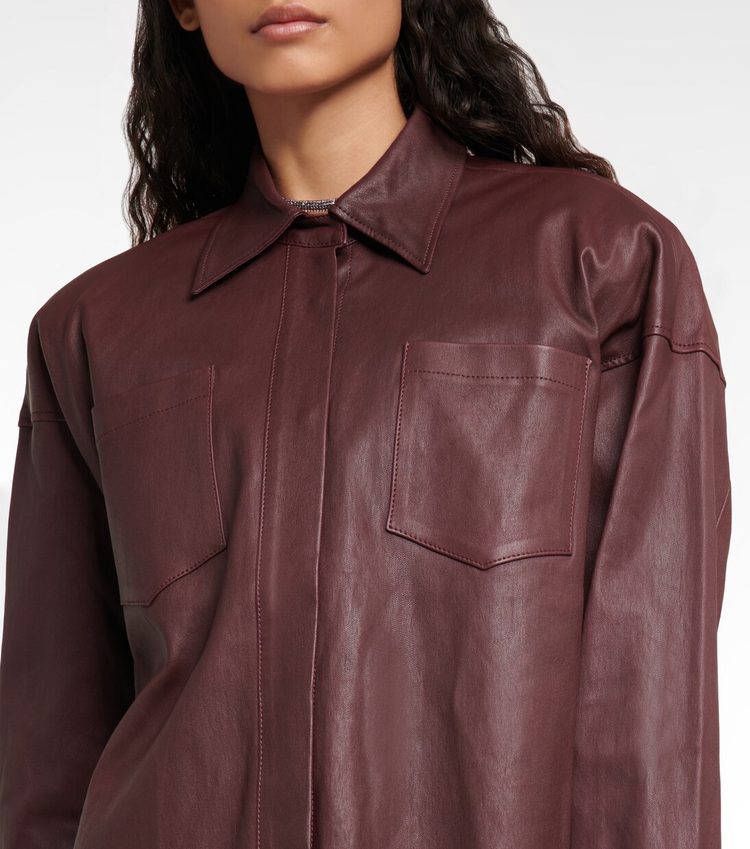 Josh leather jacket in red - Stouls | Mytheresa