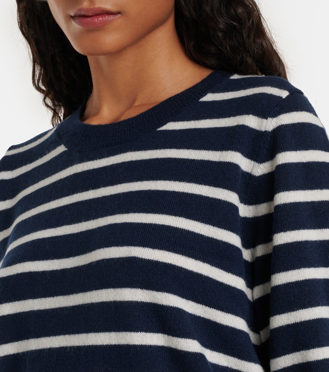 Shana striped cashmere sweater in blue - Veronica Beard | Mytheresa