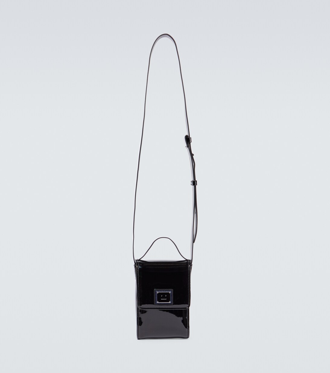Face crossbody bag in black - Acne Studios | Mytheresa