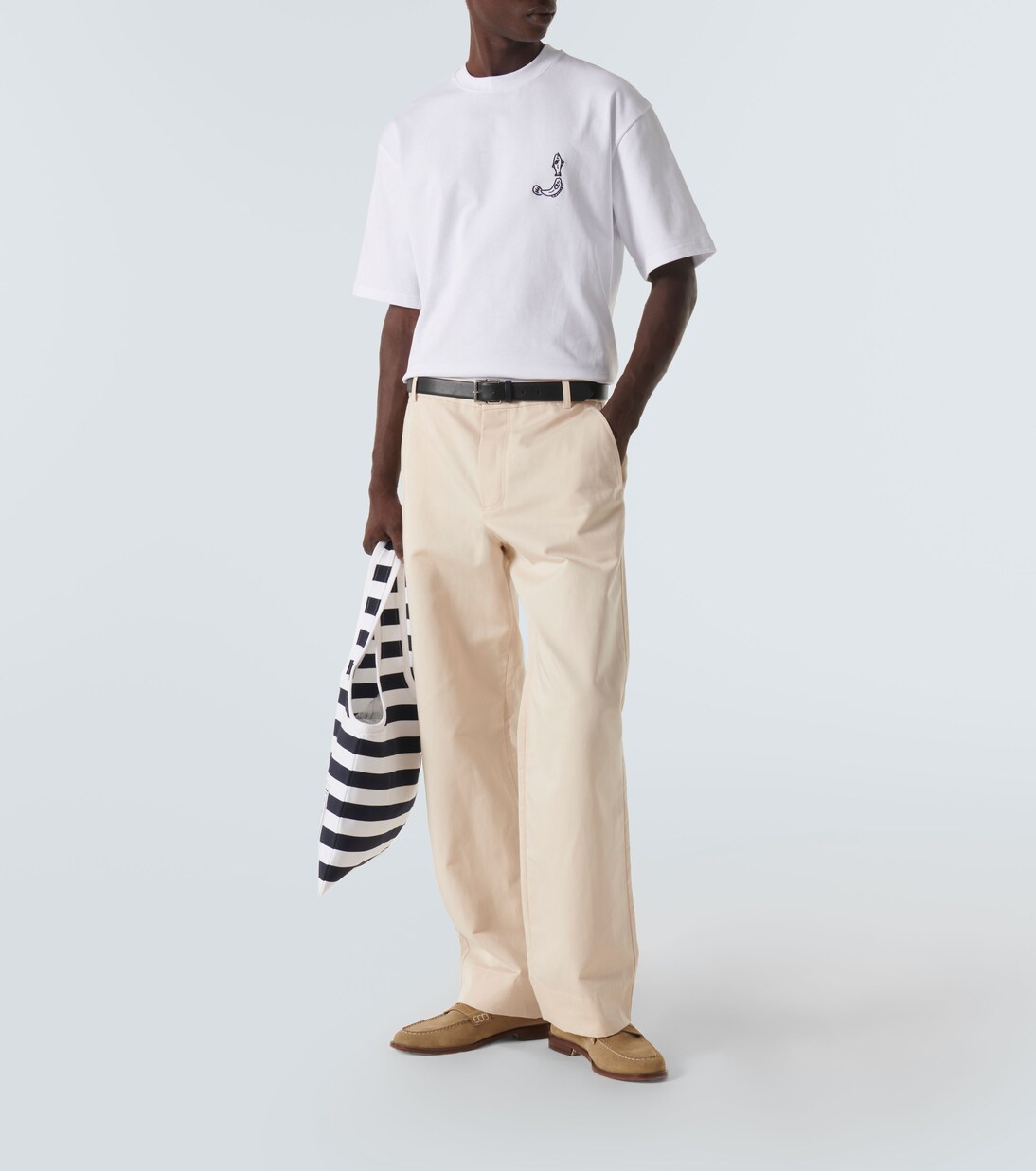 Camiseta Merù de algodón en blanco - Jacquemus | Mytheresa