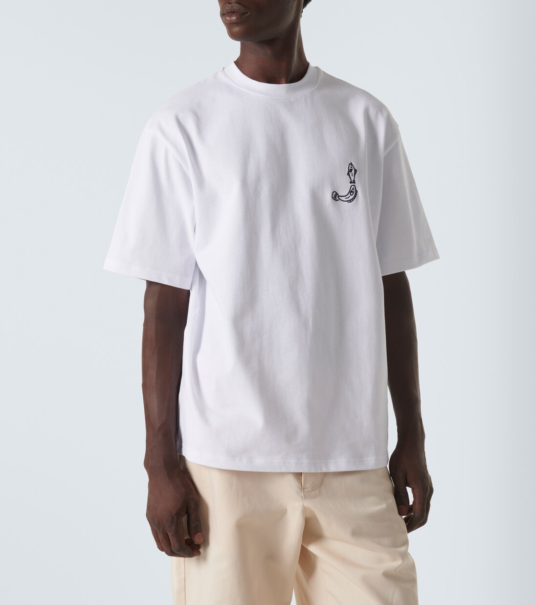 Camiseta Merù de algodón en blanco - Jacquemus | Mytheresa