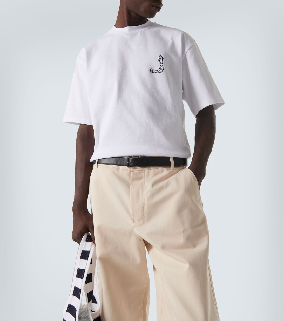 Camiseta Merù de algodón en blanco - Jacquemus | Mytheresa