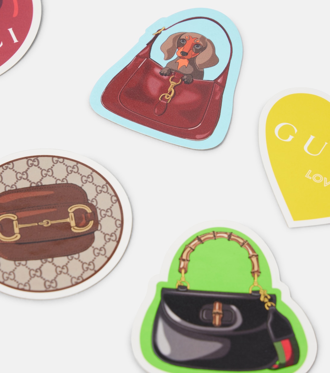 Set of 11 luggage stickers in multicoloured - Gucci | Mytheresa