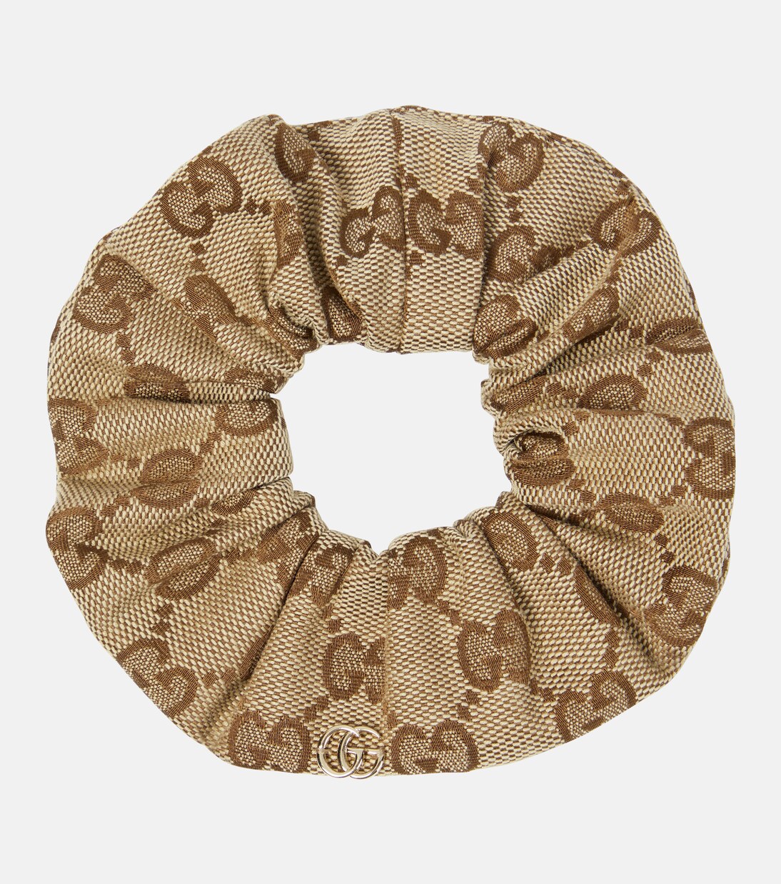 GG Marmont scrunchie in brown - Gucci | Mytheresa