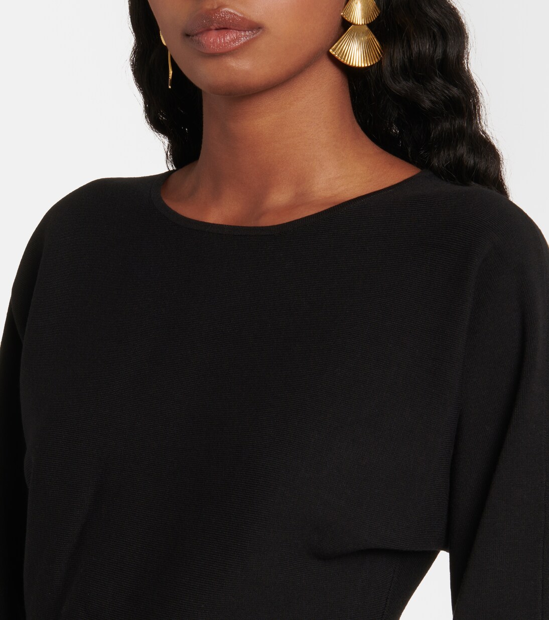 Aremi twill-trimmed minidress in black - Ulla Johnson | Mytheresa