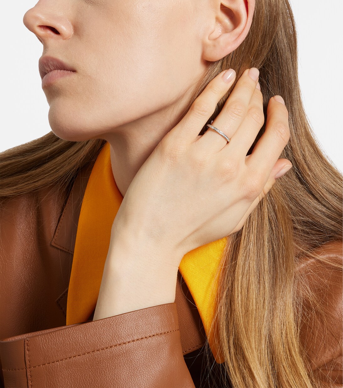 Berbere platinum ring with diamonds in silver - Repossi | Mytheresa