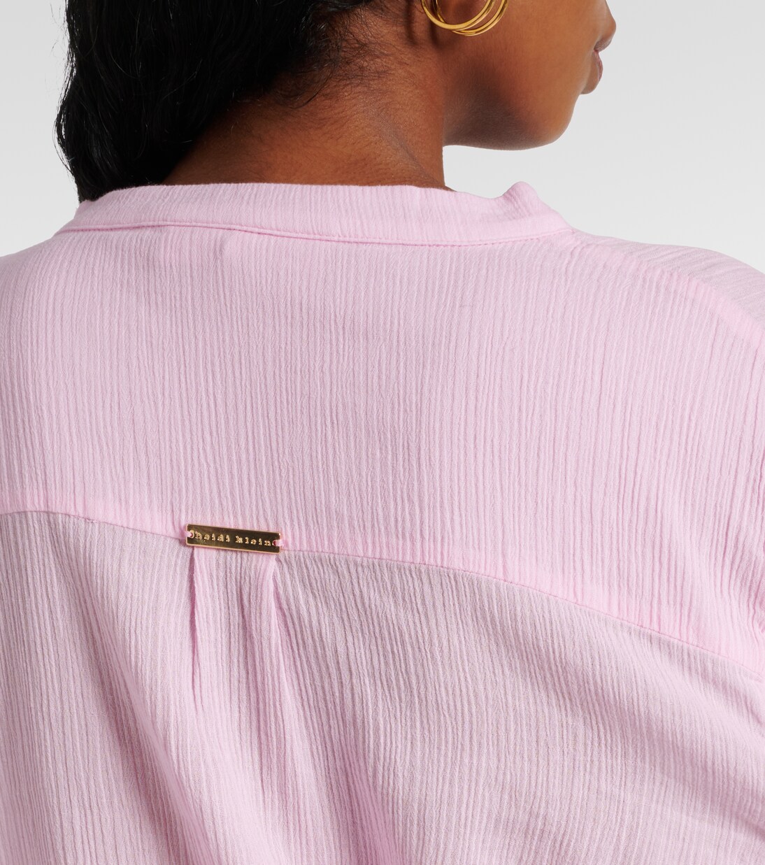 Pavia cotton minidress in pink - Heidi Klein | Mytheresa