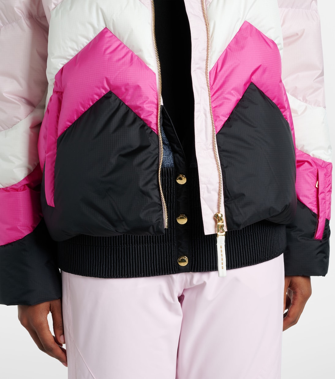 Vanja chevron ski jacket in pink - Bogner | Mytheresa