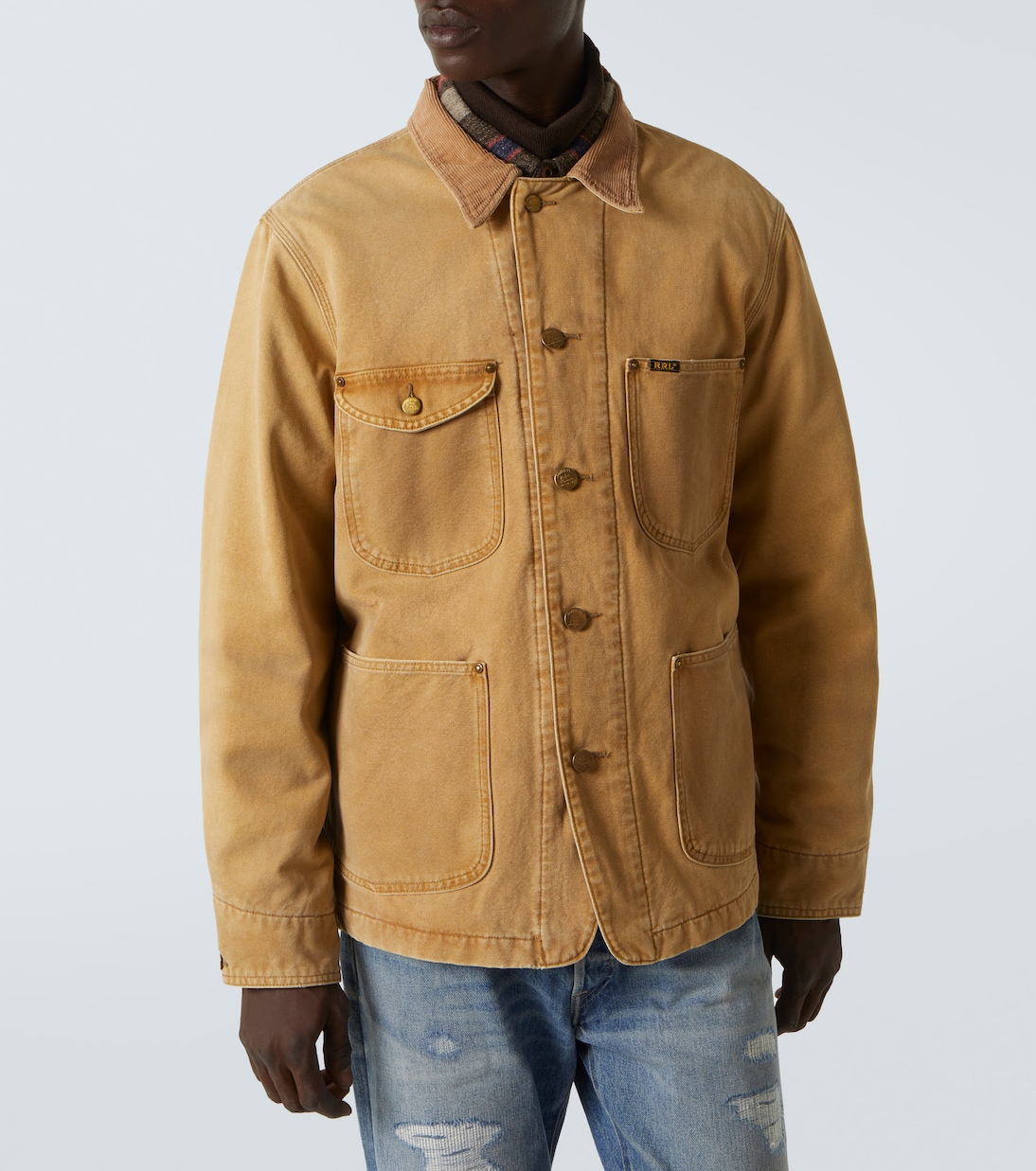 Lynn cotton field jacket in green - RRL | Mytheresa